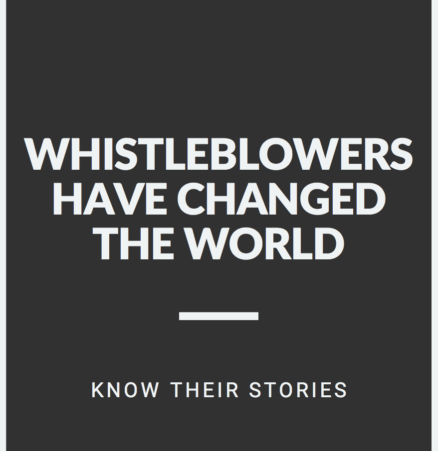 How Whistleblowers Changed the World - National Whistleblower Center