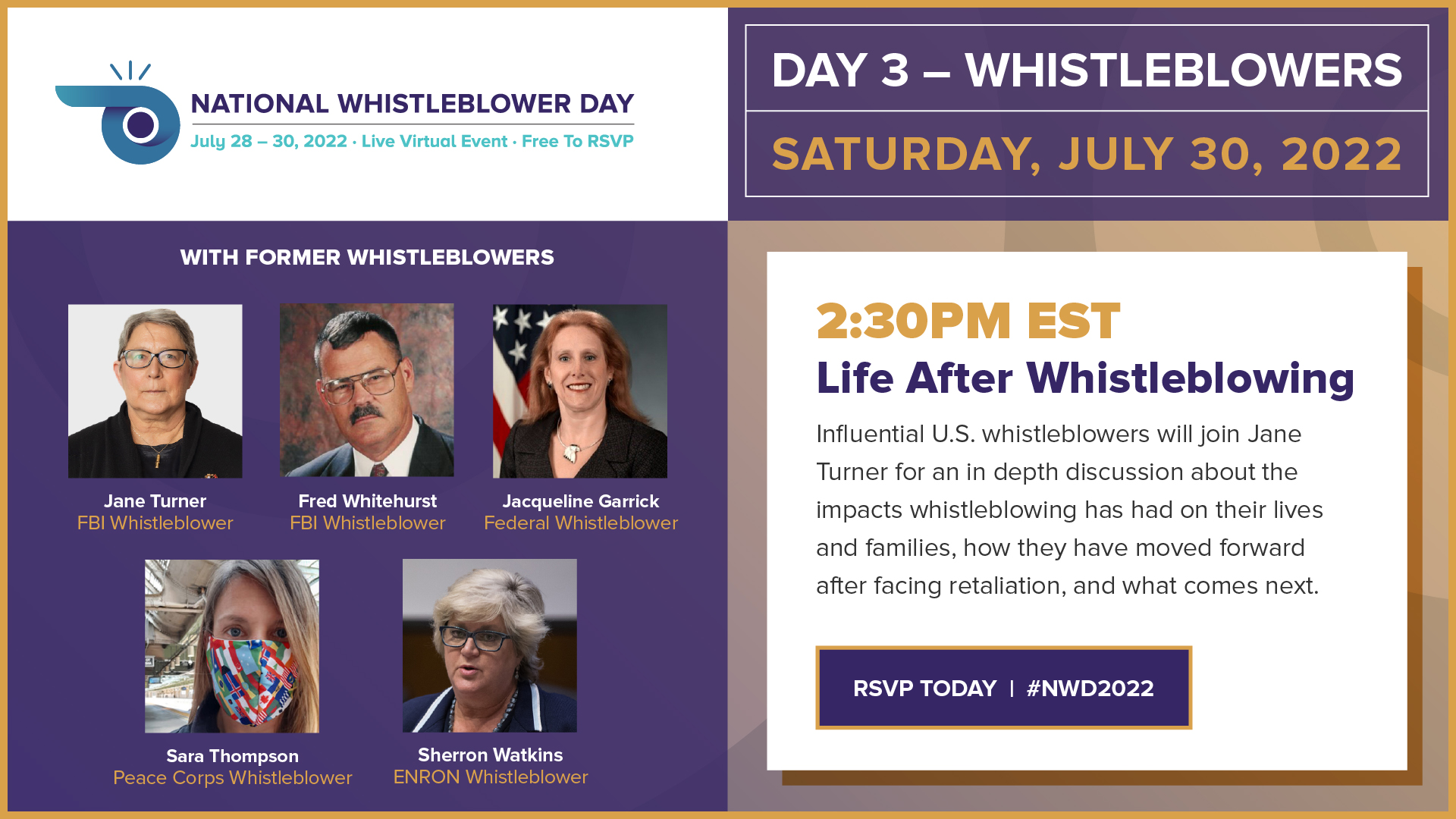 Leading Whistleblowers Discuss Life After Whistleblowing at National ...