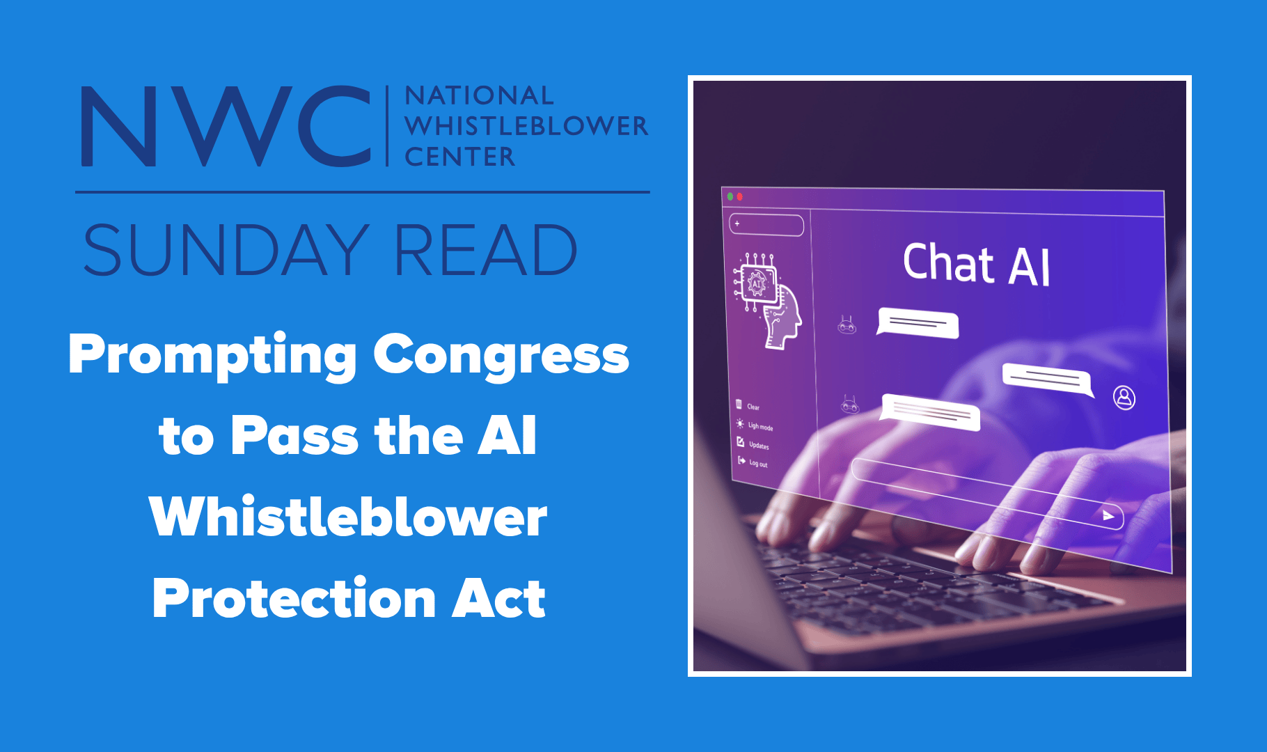 Sunday Read: Prompting Congress to Pass the AI Whistleblower Protection Act - National ...